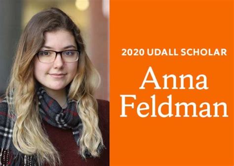 Q And A With 2020 Udall Scholar Anna Feldman Center For Fellowship