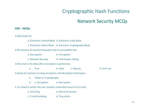 cryptography and network security cryptographic hash functions pdf