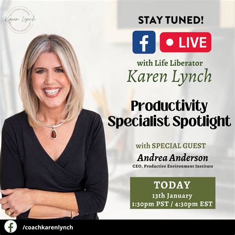 Karen Lynch Cpcc Cpes Masters™ Declutter And Productivity Expert On