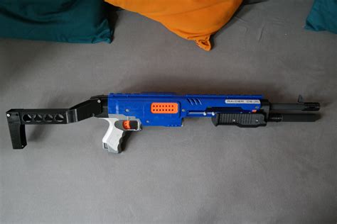 Nerf Blaster Raider Rampage Spas 12 Pumpgun Stock