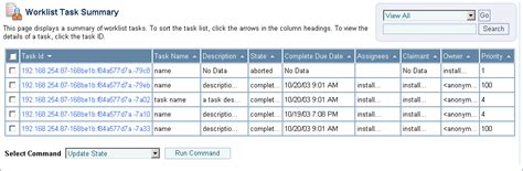 Worklist Administration