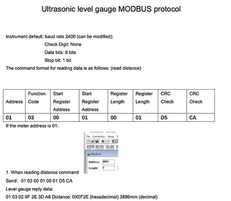 Reading Modbus Register Of A Radar Level Transmitter With Max Rs485 To
