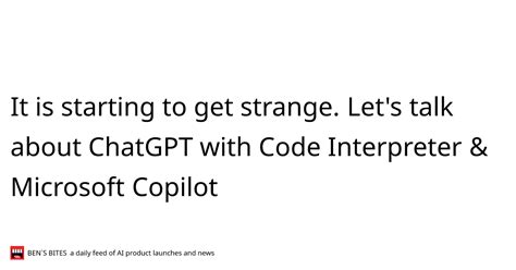 It Is Starting To Get Strange Lets Talk About Chatgpt With Code