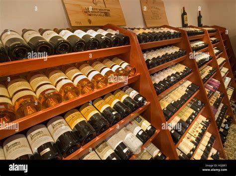Interior Display Bordeaux Classique Wine Shop Featuring Some Of The Fine Bordeaux Wines On