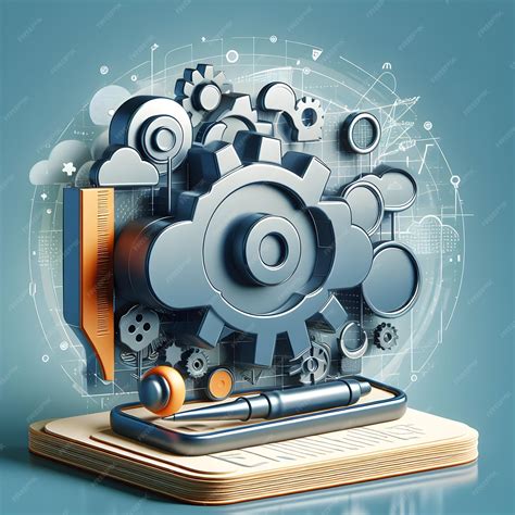 Premium Photo 3d Ultra Realistic Product Development Excellence Logo Concept With Key Business