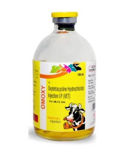 Omoxy Oxytetracycline Hcl 100ml Injection At ₹ 9700 Terramycin
