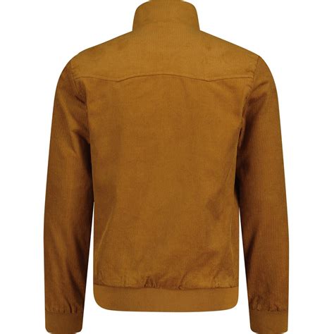Highbury Merc Retro Mod Cord Harrington In Tan