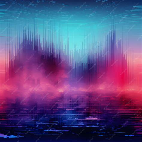 Premium Photo Abstract Background Of Spectrogram With Purple And