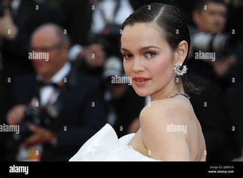 Cannes France 17th May 2022 Emilia Schule Attends The Screening Of