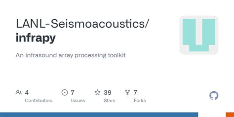 Infrapyexamplestestassocpy At Master · Lanl Seismoacousticsinfrapy