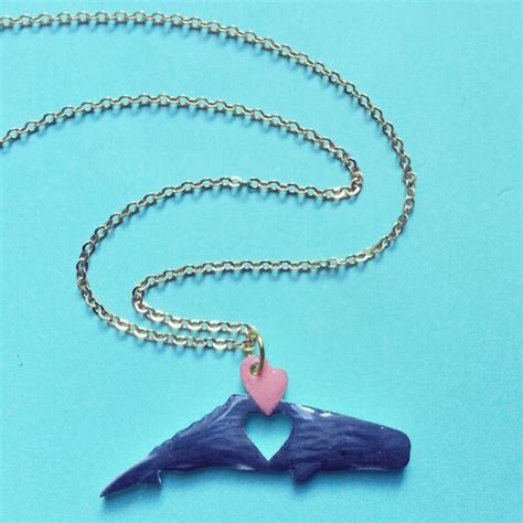 Sperm Whale Necklace Cetacean Love Series By Katieelizabethoneil