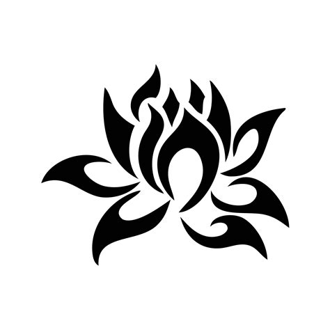 Yoga Lotus Flower Vinyl Sticker Decal Etsy