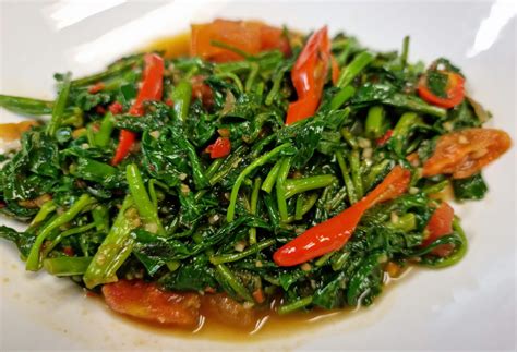 Cah Kangkung Stir Fried On Choy By Sedap Rasa Pasar Makan