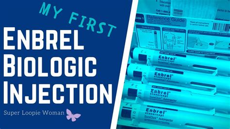 My First Enbrel Biologic Injection Lets Do It Together Youtube