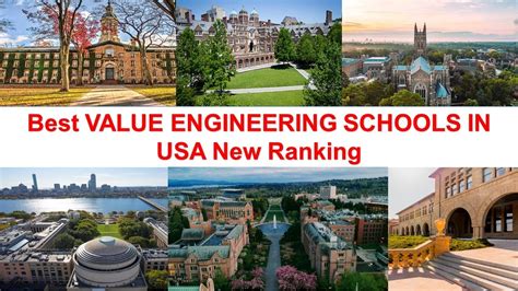 Best Value Engineering Schools In Usa New Ranking Youtube
