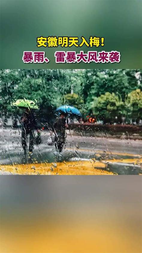 安徽6月17日进入梅雨期：较常年偏晚2天大雨暴雨安徽省新浪新闻