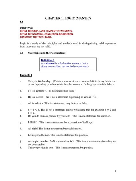 Chapter 1 Logic Download Free Pdf Contradiction Mathematical Proof