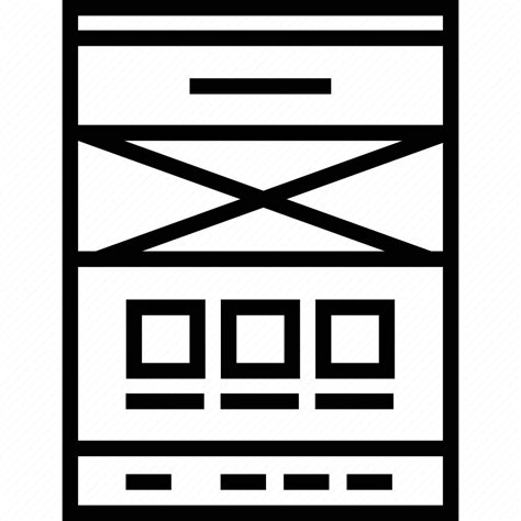internet page web webpage wireframe wireframing icon download on