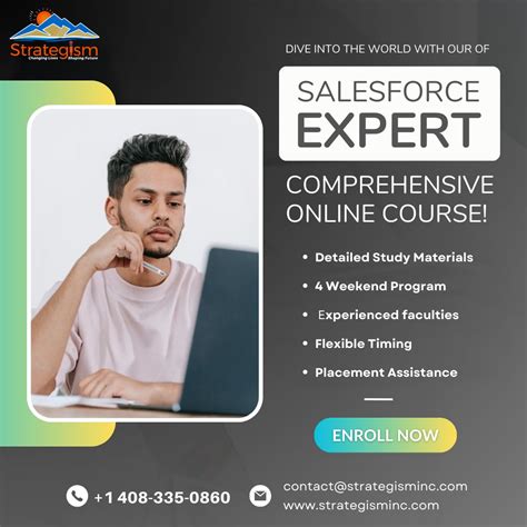 Strategism Inc On Linkedin Salesforce Onlinecourse Strategism Elearning Learnfromhome