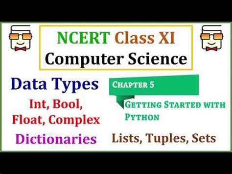 Python Data Types Integer Float Boolean Complex List String
