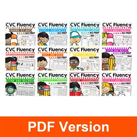 영어 파닉스 Cvc 워드 게임 통합 워크북 교육용 독서서 1 학년 학습 워크시트 12 권세트 Aliexpress