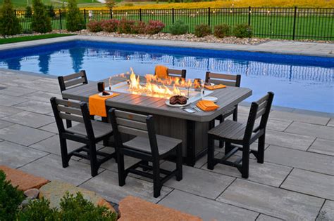 Luxcraft Poly Lumin Fire Pits And Fire Tables Rocking Furniture