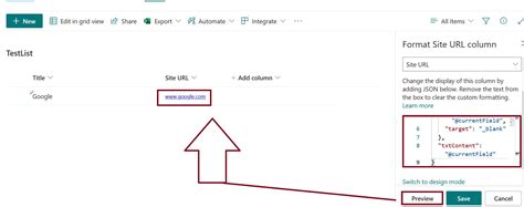 Sharepoint Hyperlink In Text Field Convert A Single Line Of Text Column To Hyperlink Using
