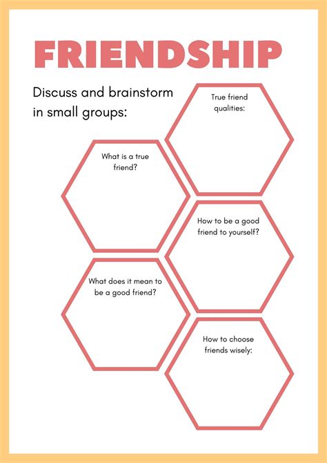 Customize 53 Friendship Worksheet Templates Online Canva