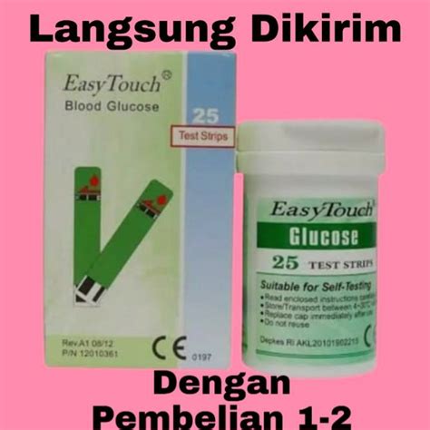Jual Easytouch Glucose Murah Easytouch Gula Darah 25 Test Strip