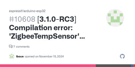 310 Rc3 Compilation Error Zigbeetempsensor Does Not Name A Type · Issue 10608