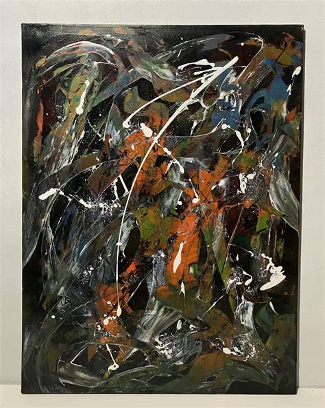 Abstrakt Maleri Nr 15 Sommers Kunst