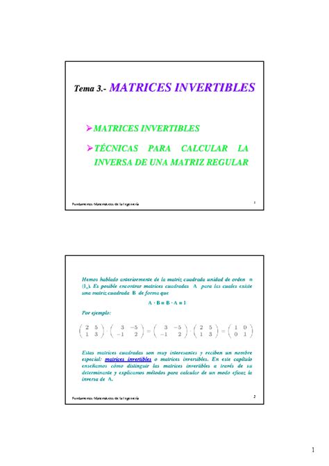Matrices Regulares Matrices Regulares Explicadas Fundamentos
