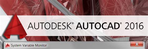 System Variable Monitor New In Autodesk Autocad
