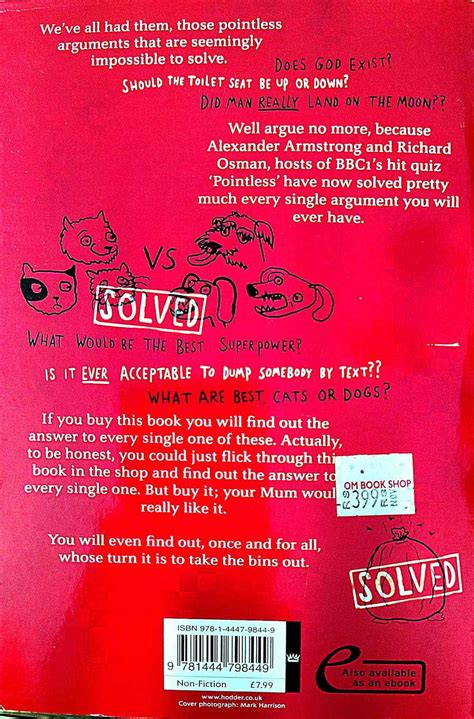 The 100 Most Pointless Arguments In The World Solved Save On Good Books