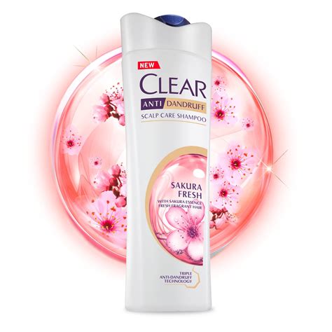 Clear Anti Dandruff Sakura Fresh Scalp Care Shampoo 300ml Cloud Shop Bd