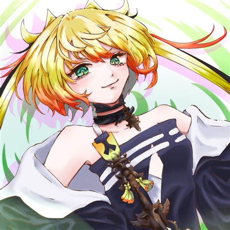 メリッサ・キンレンカ初描き Ibispaint