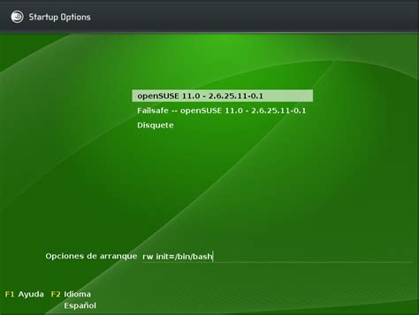 Cambiando Password Root Al Iniciar Opensuse 11 Nachxs Blog