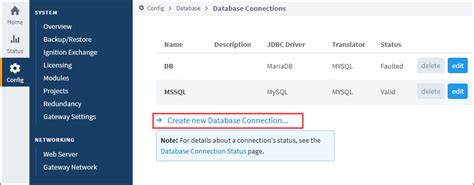 Connecting To Sqlite Ignition User Manual