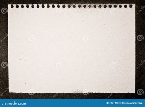 Grunge Notepad Print Stock Photo Image Of Dirty Grunge