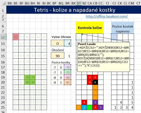 Tetris Jak Vytvo It V Excel Kolen Konzultace