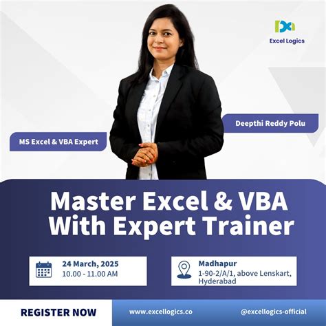 Excel Logics 👩‍💻 Master Excel Vba With Expert Guidance Facebook
