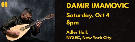 Concert Damir Imamovic The New York Society For Ethical Culture
