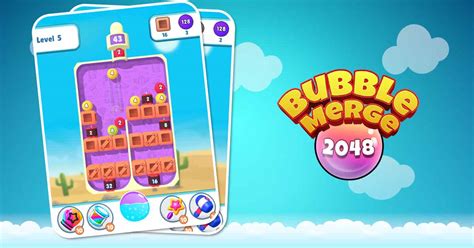Bubble Merge 2048 🕹️ Mainkan Di Crazygames