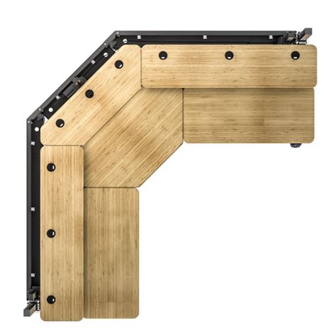 Foundry Bench Desk Corner Electric Standing Desk