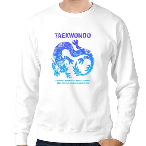 Taekwondo TKD Tae Kwons Do Dragons Art Martial Arts Sweatshirts Sold By