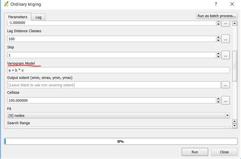 Qgis Processing What Should Be Different Variogram Model In Kriging