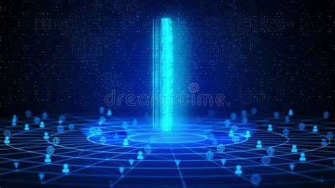 Brain Technology Text Future Digital Technology Ai Cyber Space Deep Learning Background Stock