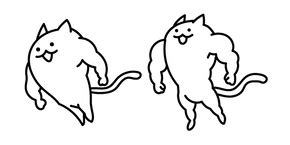 The Battle Cats Red Marron And Red MarronCC Cursor Custom Cursor