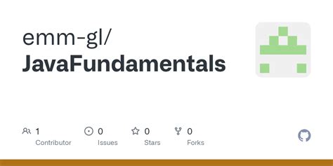 Github Emm Gljavafundamentals