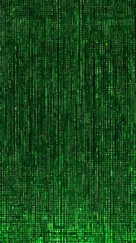 Premium Photo Digital Background Green Matrix Binary Computer Code
